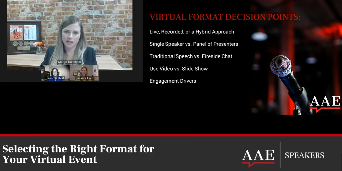 Choosing the Right Format for Your Virtual Event